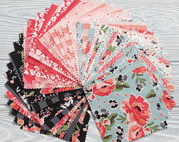 Ava Kate Charm Pack 42/pkg by Carina Gardner for Riley Blake Designs - Etsy