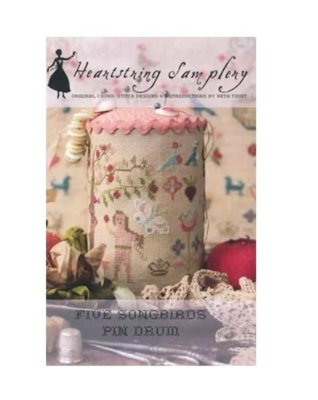 Five Songbirds Cross Stitch Pattern - Heartstring Samplery - Etsy