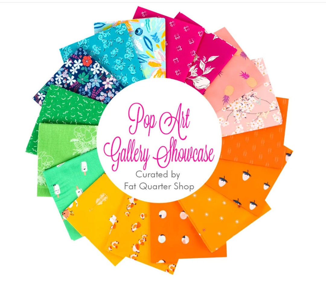Pop Art Gallery Showcase Fat Quarter Bundle 16/pkg. Curated by Fat ...