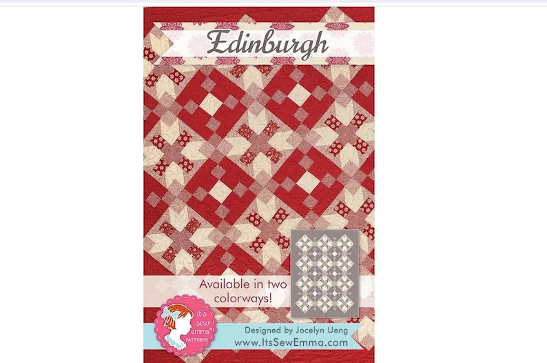Edinburgh Quilt Pattern - It's Sew Emma - Etsy