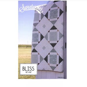 Bliss Quilt Pattern - Sweetwater - Etsy