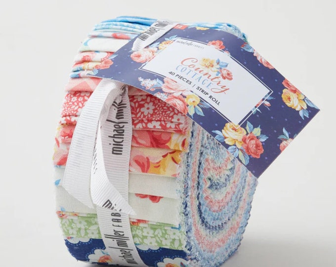 Country Cottage Jelly Roll - Michael Miller Fabrics - Etsy