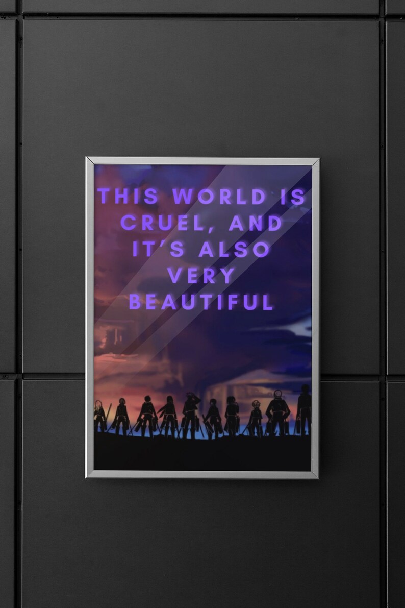AOT POSTER, ANIME, Cartoon, Kids Teenagers & Adults, Personally ...