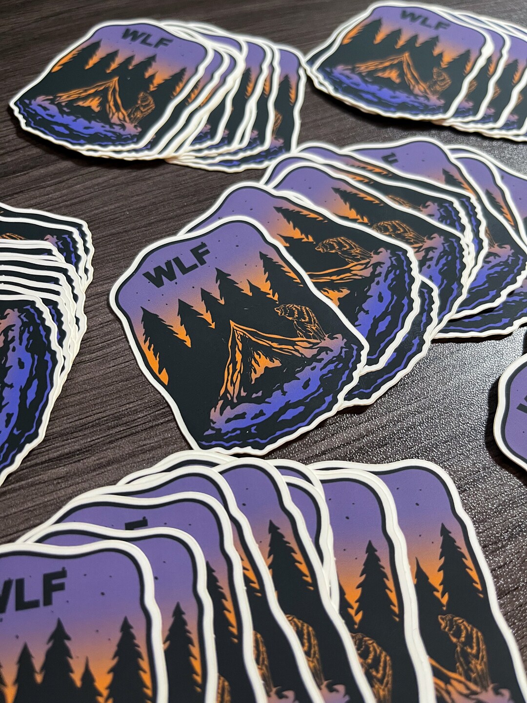 WLF Camp-site Sticker - Etsy