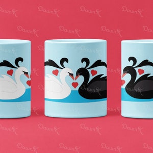 Swan and Heart SVG - Bird Svg, Swan Clipart, Swan Png, Swan Cut File ...