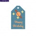 Happy Birthday Svg, Space Svg, Planet Png, Birthday Png, Gift Tag Svg ...