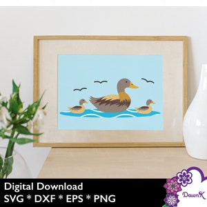Duck Family SVG - Bird Svg, Duck Clip Art, Duck Png, Duck Cut File ...