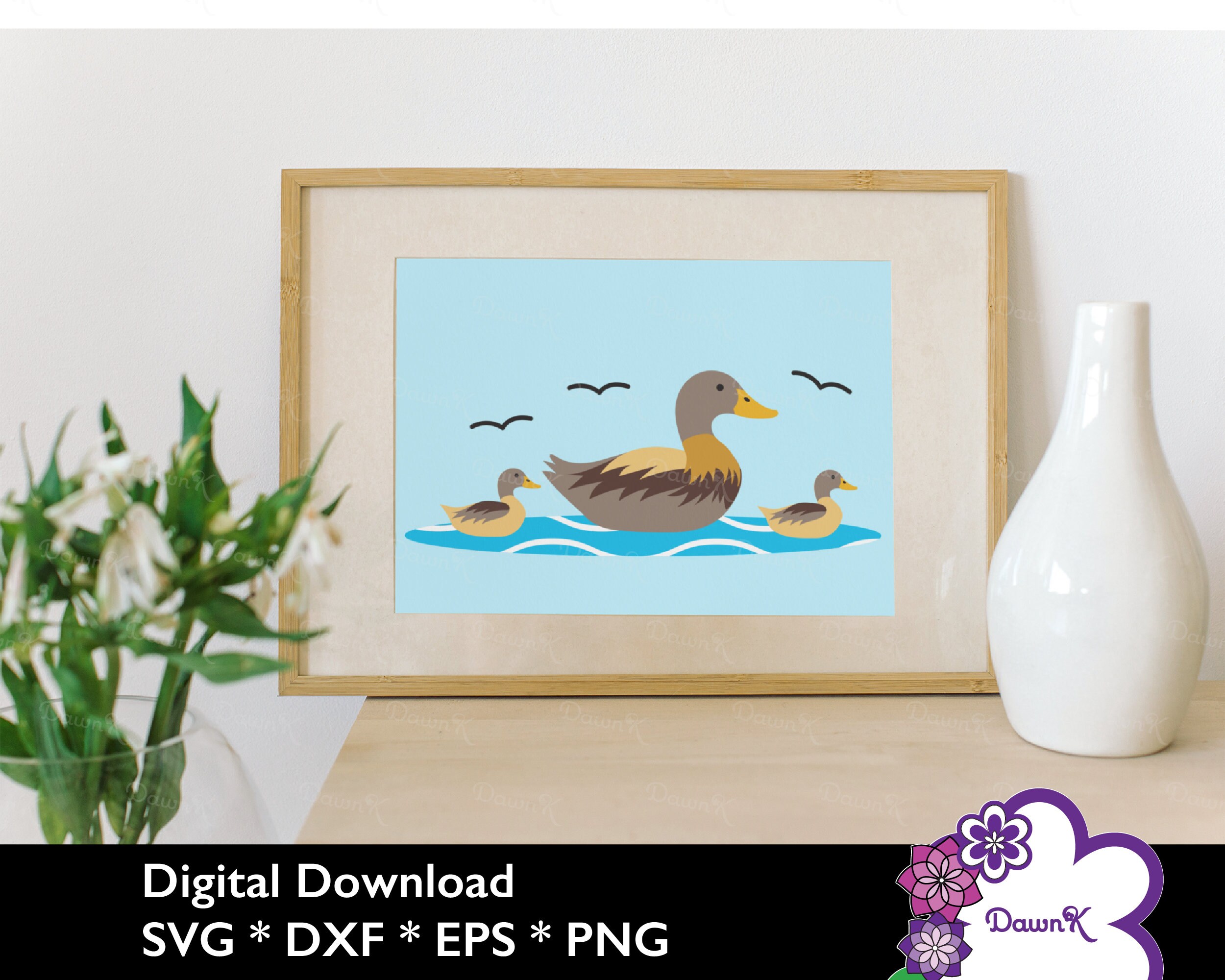 Duck Family SVG Bird Svg, Duck Clip Art, Duck Png, Duck Cut File, Duck ...