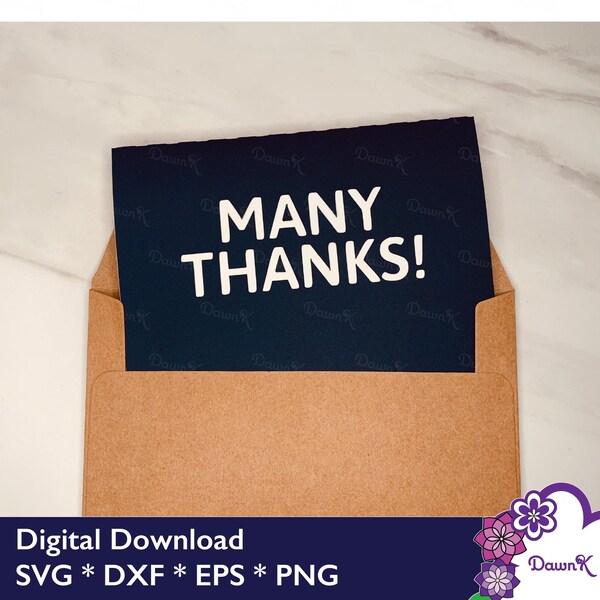 Many Thanks - Etsy