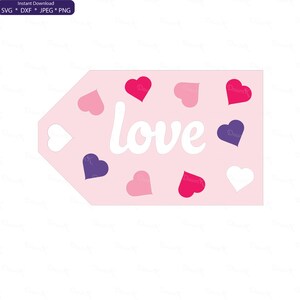 Love Gift Tag Svg, Love Svg, Gift Tag Svg, Heart Svg, Valentine Svg ...