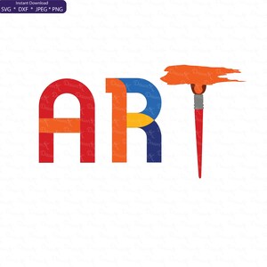 Art Svg, Art Clipart, Artist Svg, Colorful Svg, Paintbrush Clipart ...