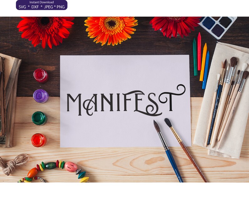 Manifest Svg, Mood Board Svg, Vision Board Svg, SVG, DXF, Jpg, Png ...