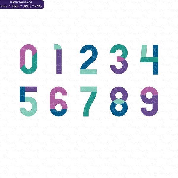 Modern Table Number - Etsy