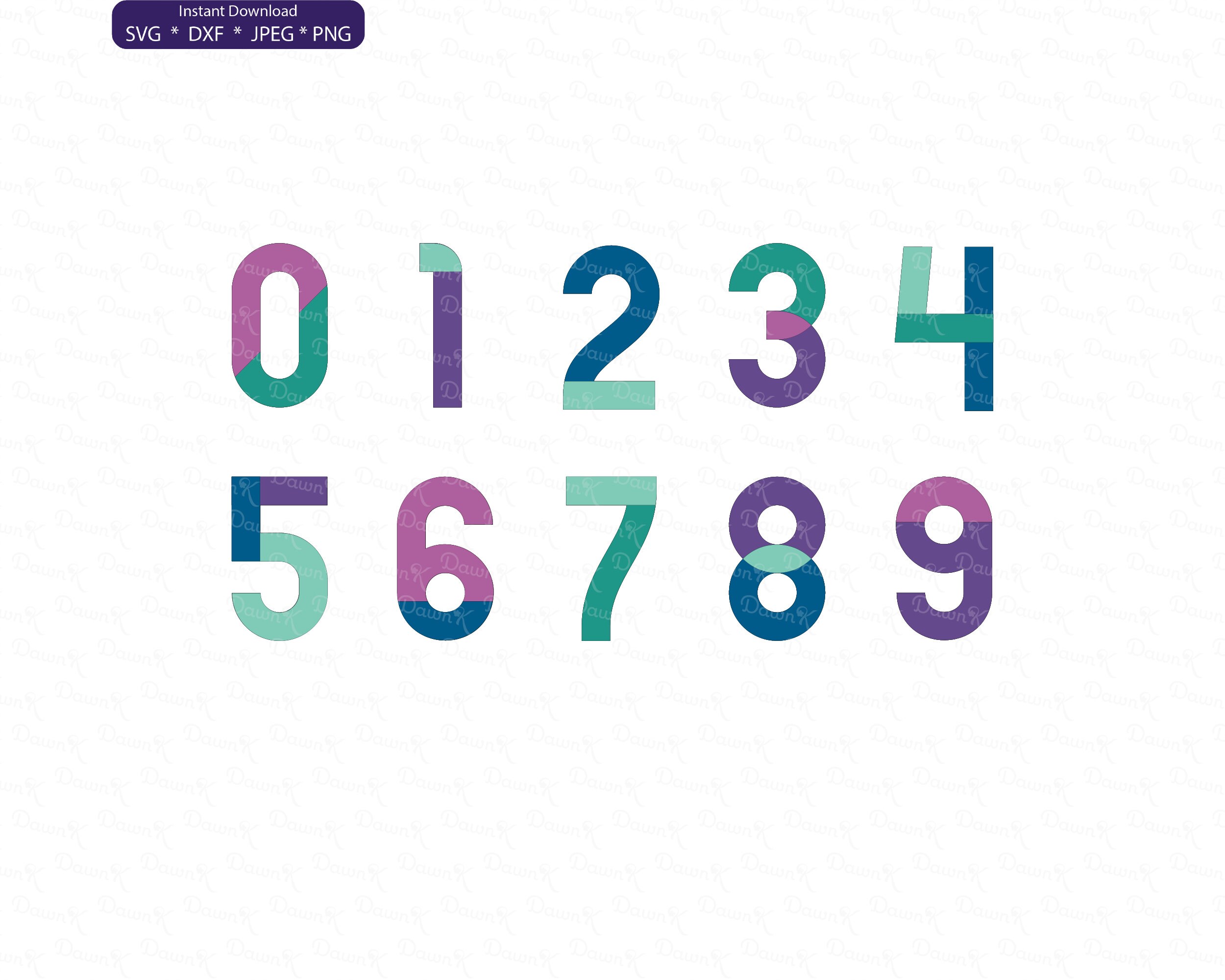 Table Number Svg, House Number Svg, Modern Table Number, Table Number ...