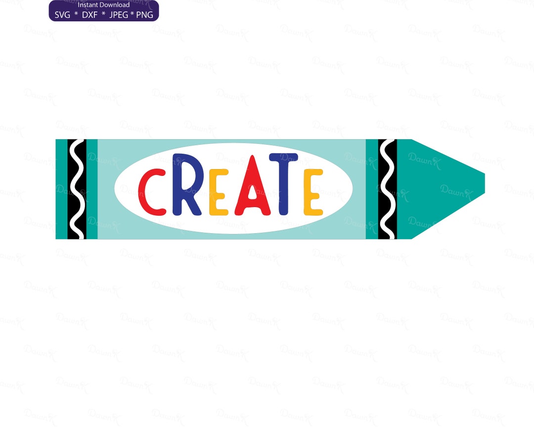 Create Svg, Crayon Svg, Teal Svg Crayon, Blue Crayon Svg, Artist, Draw ...