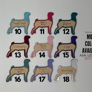 5" Frizzle Silkie Chicken Cage Tag Pen Stall Name Plate Label for ...