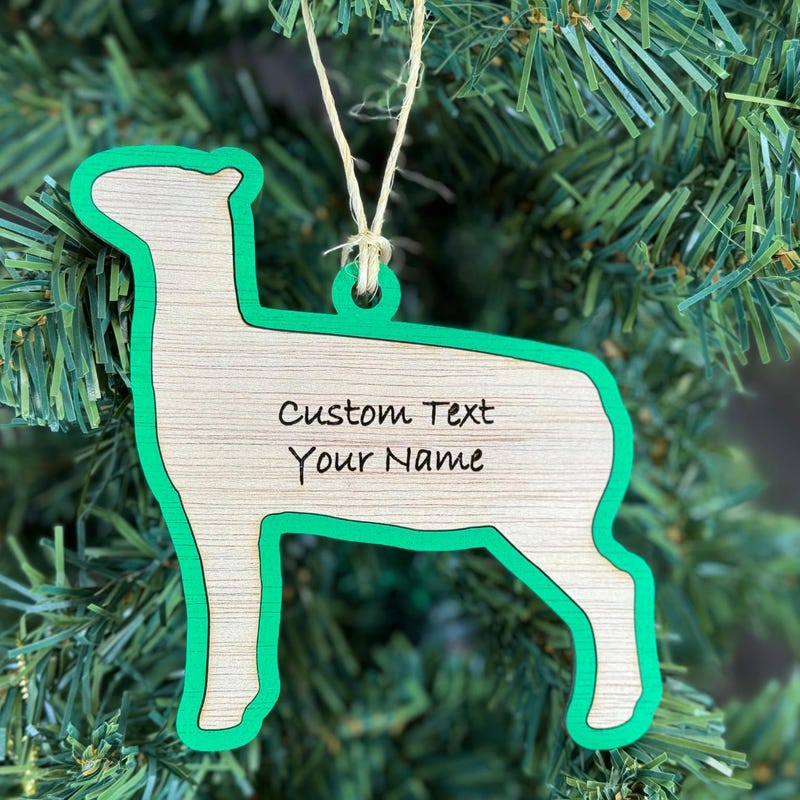 Lamb Ornament - Etsy