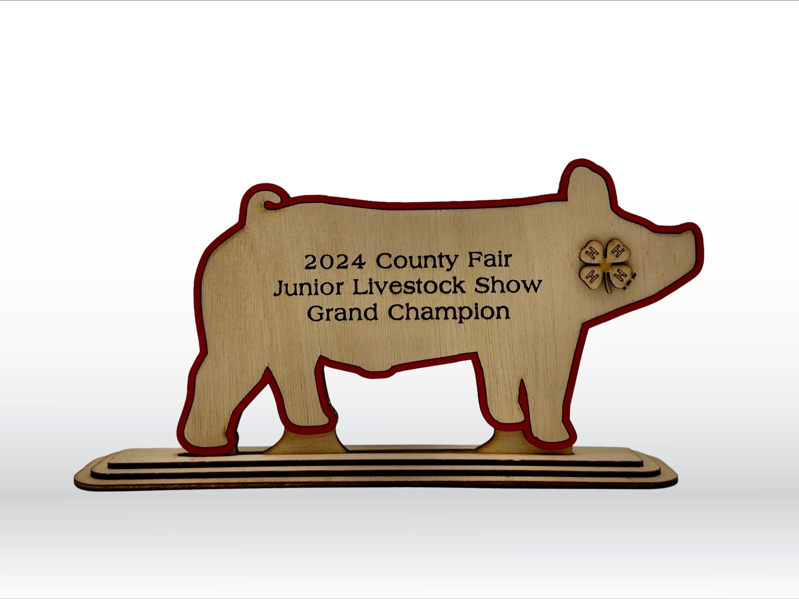 Market Hog/market Pig Show Award for Junior Livestock Show Expo 4H 4-H ...