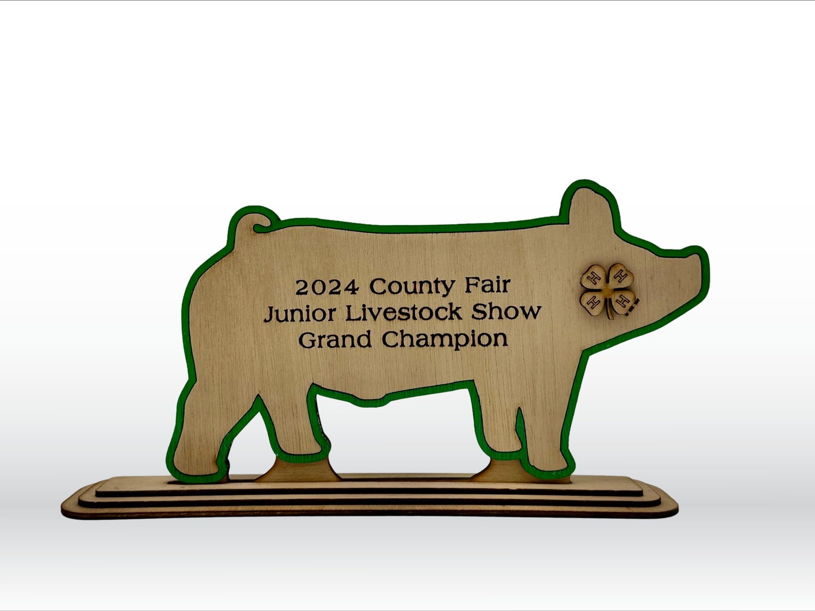 Market Hog/market Pig Show Award for Junior Livestock Show Expo 4H 4-H ...