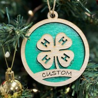 4H Earrings || Clover Earrings || 4H Fair Cattle Sheep Goat Pig 4 H ...