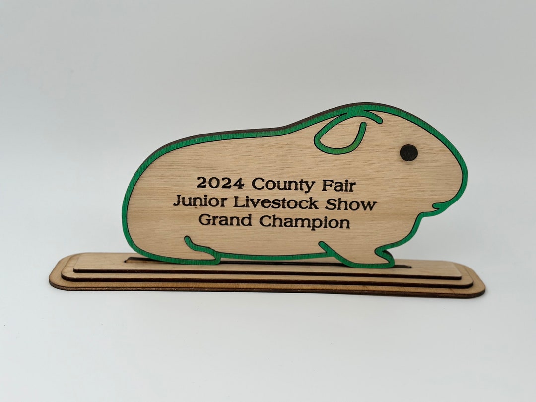 Cavy Show Award for Livestock Show Expo 4H 4-H Trophy - Etsy