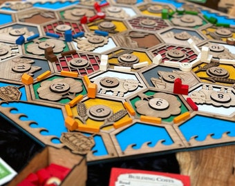 Settlers of Catan Board DIGITAL FILE - Etsy