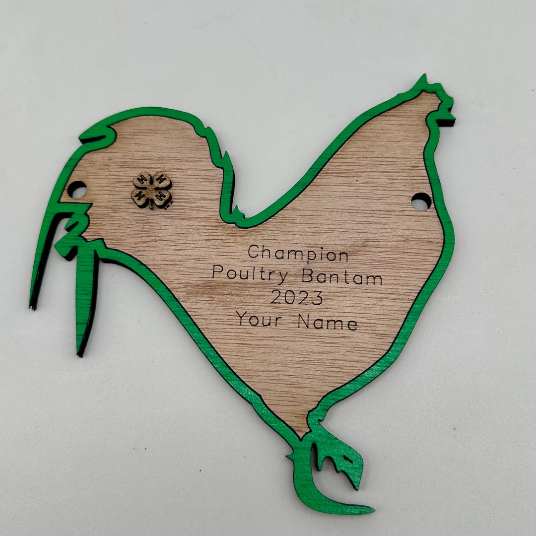 5 Rooster Cage Tag Pen Stall Name Plate Label for - Etsy