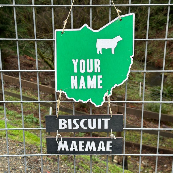 4 H Stall Sign - Etsy