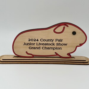 Cavy Show Award for Livestock Show Expo 4H 4-H Trophy - Etsy