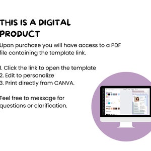 ECE Classroom Practicum Student Introduction Poster | CANVA Template ...