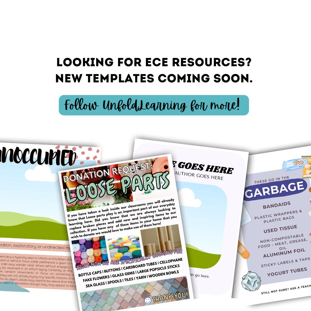 SCHEMA PLAY Posters Editable CANVA Template, 9 Play Schema Parent ...