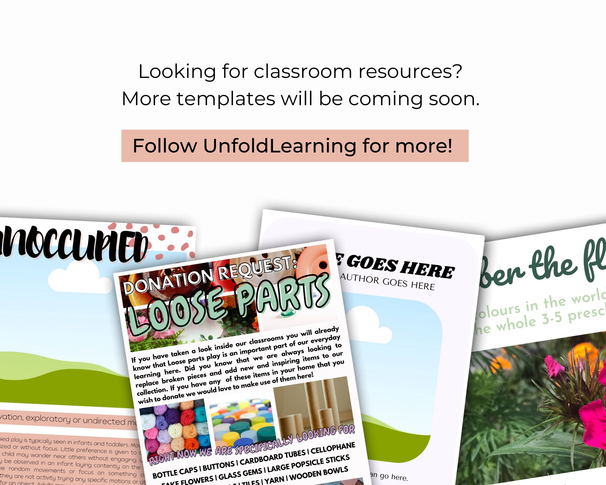 6 STAGES OF PLAY Poster Template for Canva | Pre-written Add Your Own ...