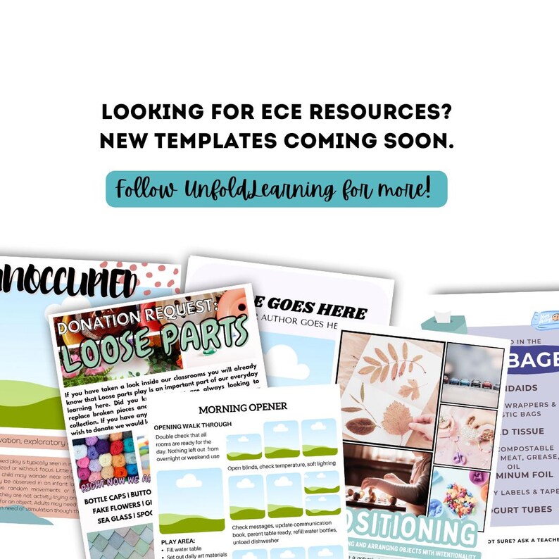 ECE Classroom Documentation Wall Display | Reggio Inspired Canva ...
