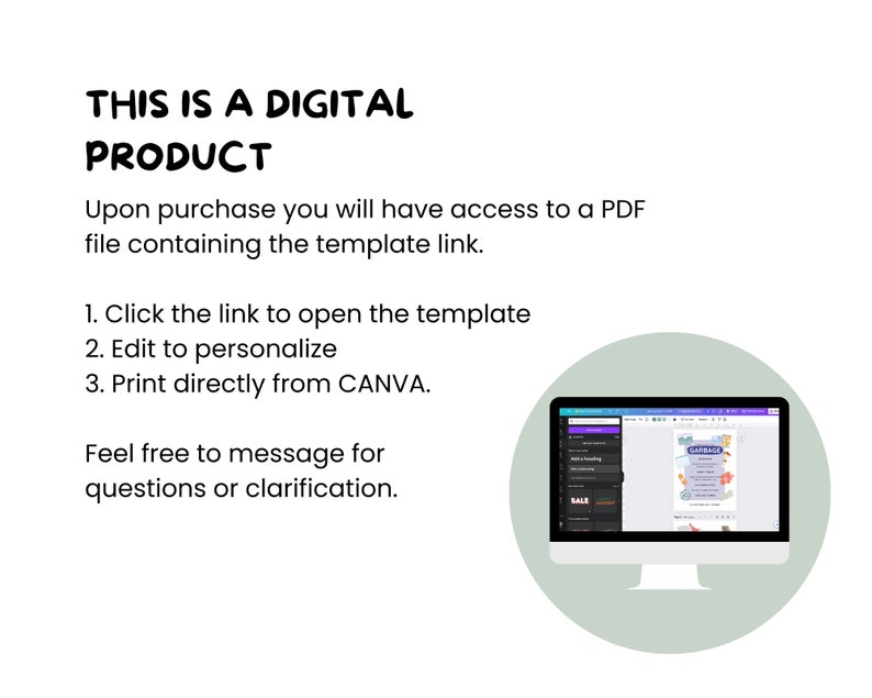 Classroom Garbage Bin Sorting Editable Canva Template, Compost ...