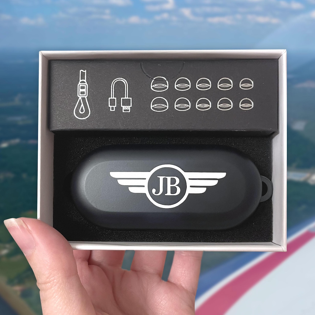 Personalized Earbuds for Flight Crew, Airline/airplane Lovers, Wireless ...