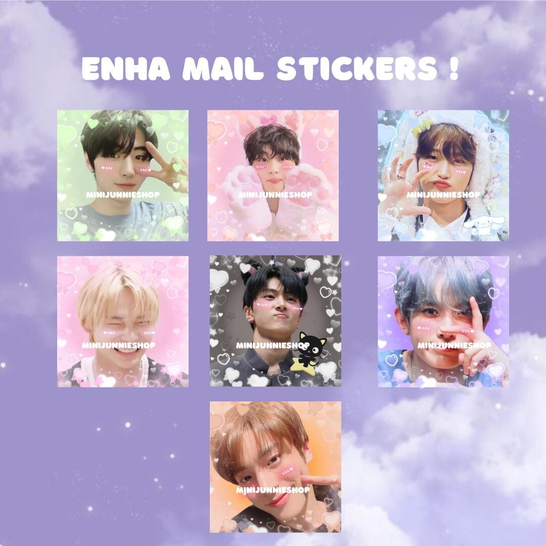 EN Stickers K-pop Mail Stickers - Etsy