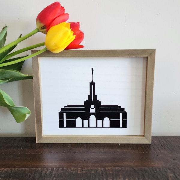 Temple Wood Sign - Etsy