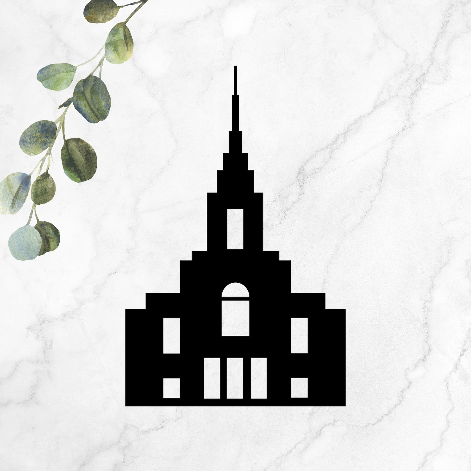Burley Idaho Temple LDS - SVG, PNG, Cricut, Silhouette - Digital File ...