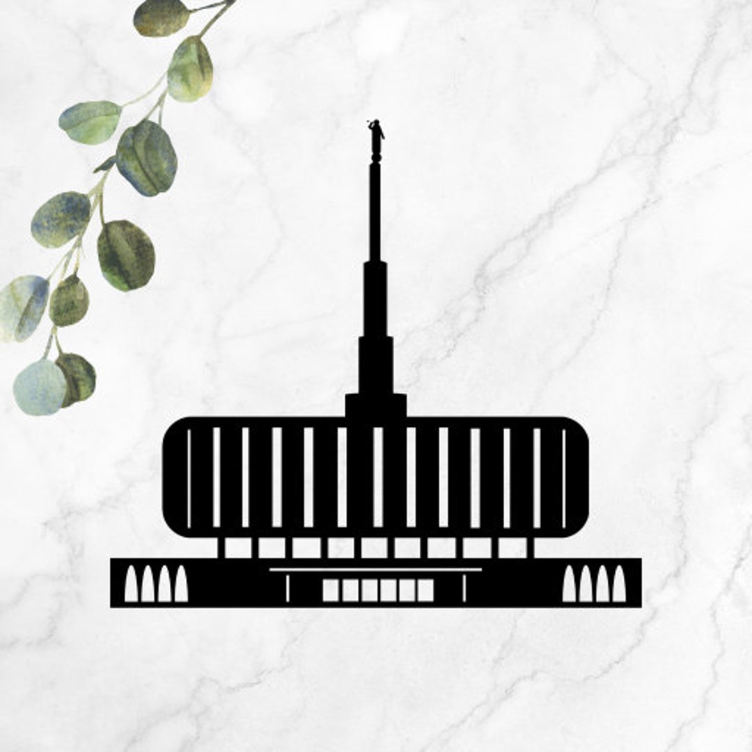 Provo Utah Temple LDS - SVG, PNG, Cricut, Silhouette - Digital File - Etsy