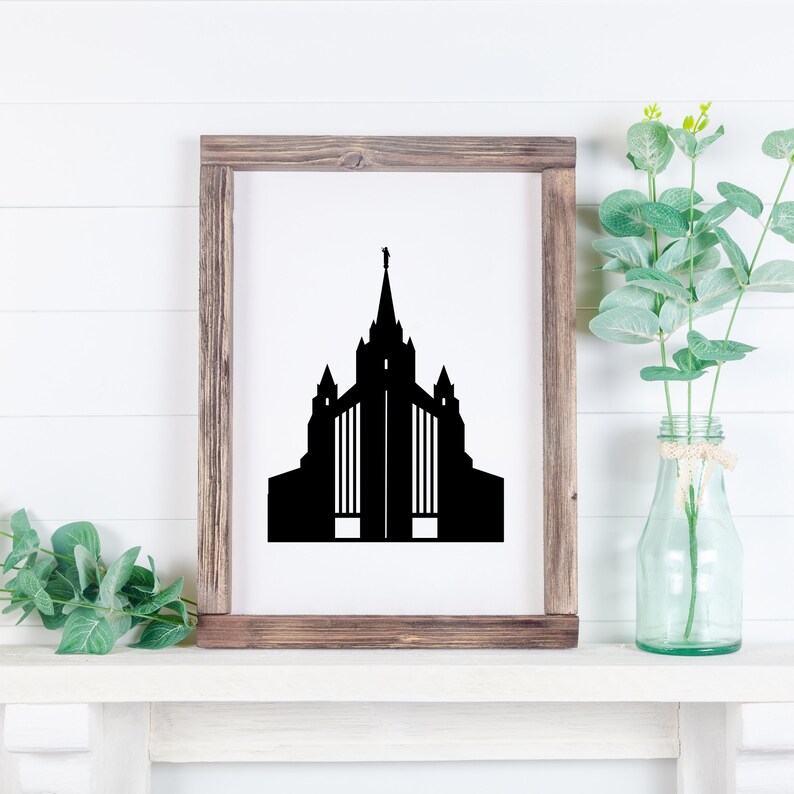 San Diego California Temple LDS - SVG, PNG, Cricut, Silhouette ...