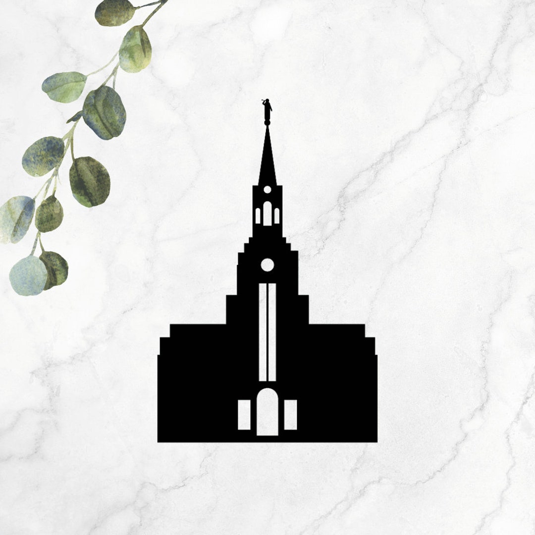 Boston Massachusetts Temple LDS - SVG, PNG, Cricut, Silhouette ...