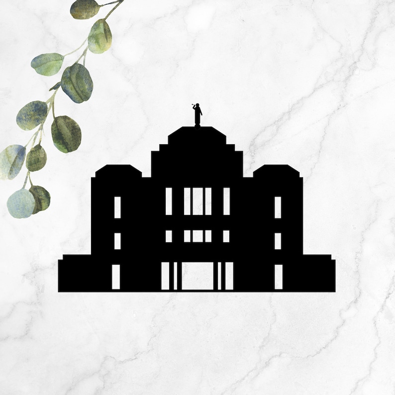 Meridian Idaho Temple LDS - SVG, PNG, Cricut, Silhouette - Digital File ...