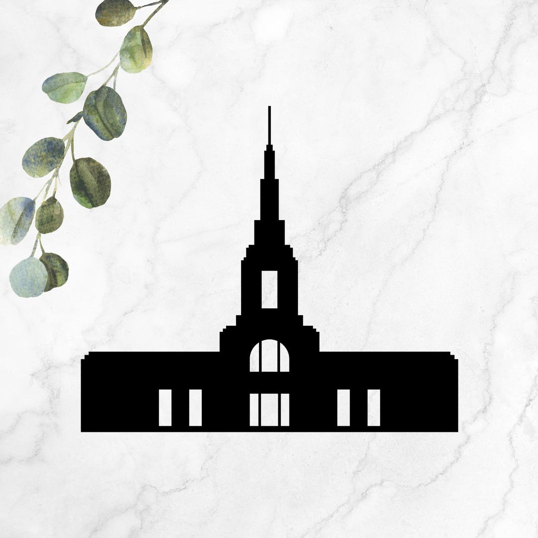 Colorado Springs Colorado Temple LDS - SVG, PNG, Cricut, Silhouette ...
