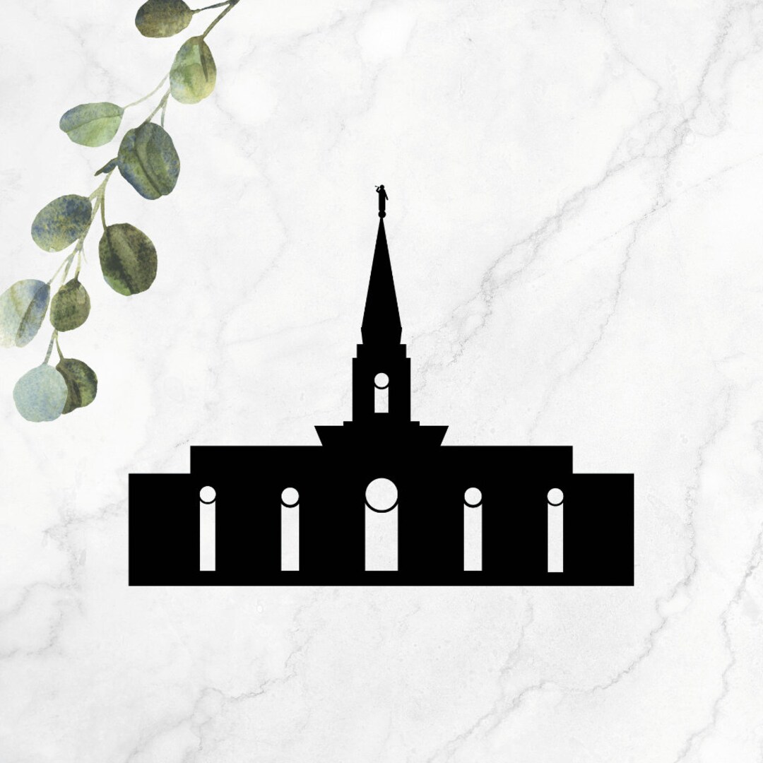 Orlando Florida Temple LDS - SVG, PNG, Cricut, Silhouette - Digital ...
