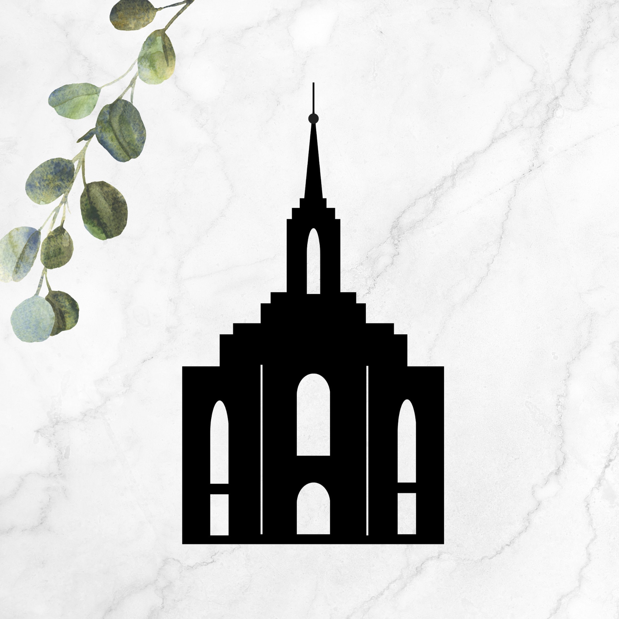 Lindon Utah Temple LDS SVG, PNG, Cricut, Silhouette Digital File - Etsy