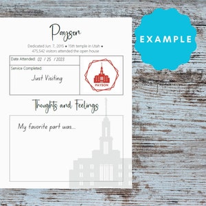 USA Temple Passport Journal With Stickers - Etsy