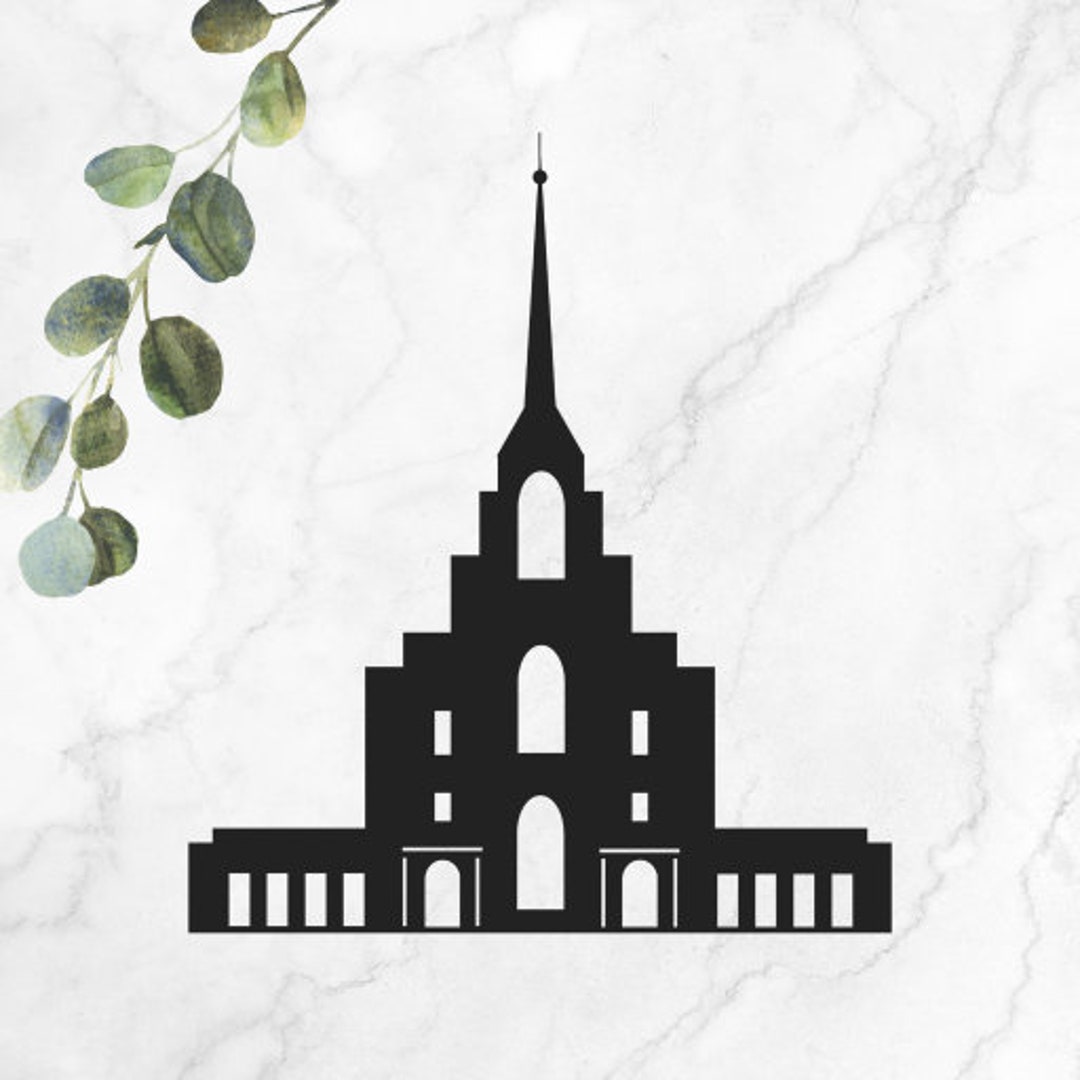 Syracuse Utah Temple LDS - SVG, PNG, Cricut, Silhouette - Digital File ...