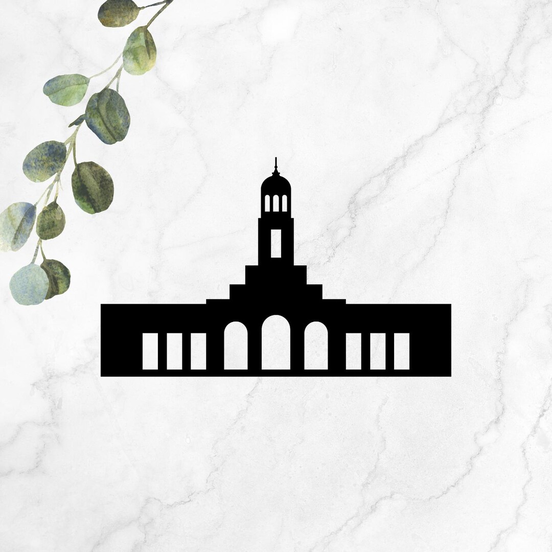 Harrisburg Pennsylvania Temple LDS - SVG, PNG, Cricut, Silhouette ...