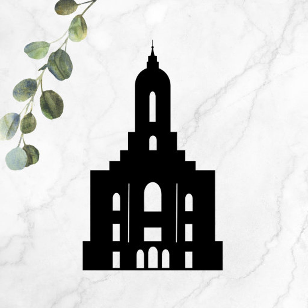 Smithfield Utah Temple LDS - SVG, PNG, Cricut, Silhouette - Digital ...