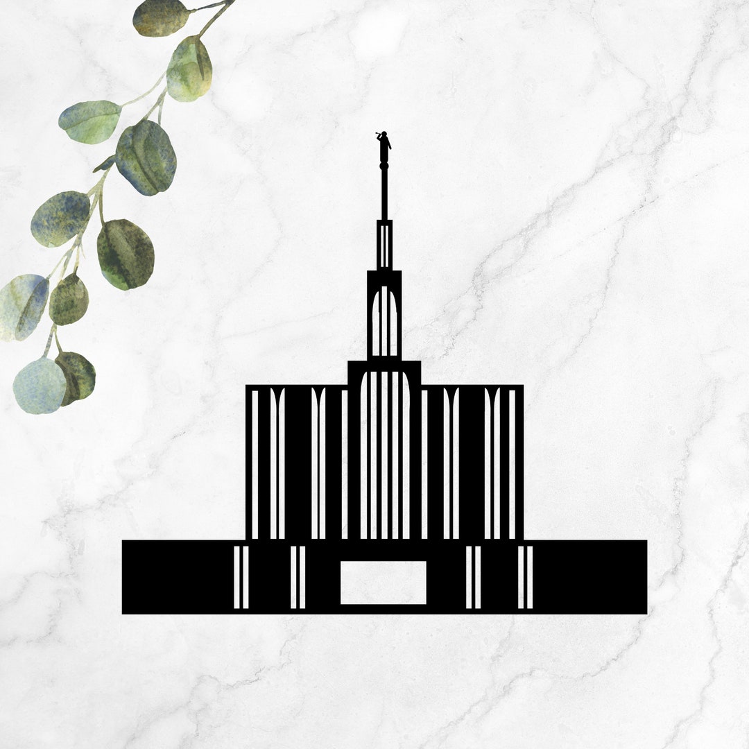 Seattle Washington Temple LDS - SVG, PNG, Cricut, Silhouette - Digital ...
